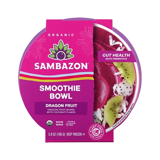 Sambazon Dragon Fruit Blend With Coconut Chips Smoothie Bowl - 5.9 oz ...