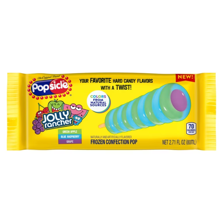 Popsicle, Jolly Rancher Popsicles, 2.71 Oz. (24 Count) – icecreamsource