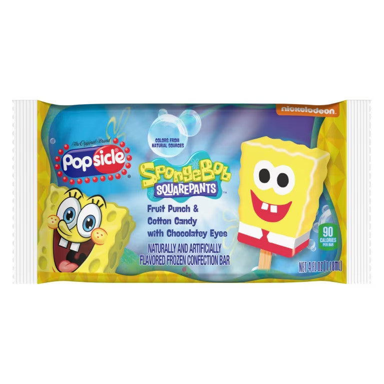 SpongeBob Squarepants Popsicle (20 Count Case) – icecreamsource