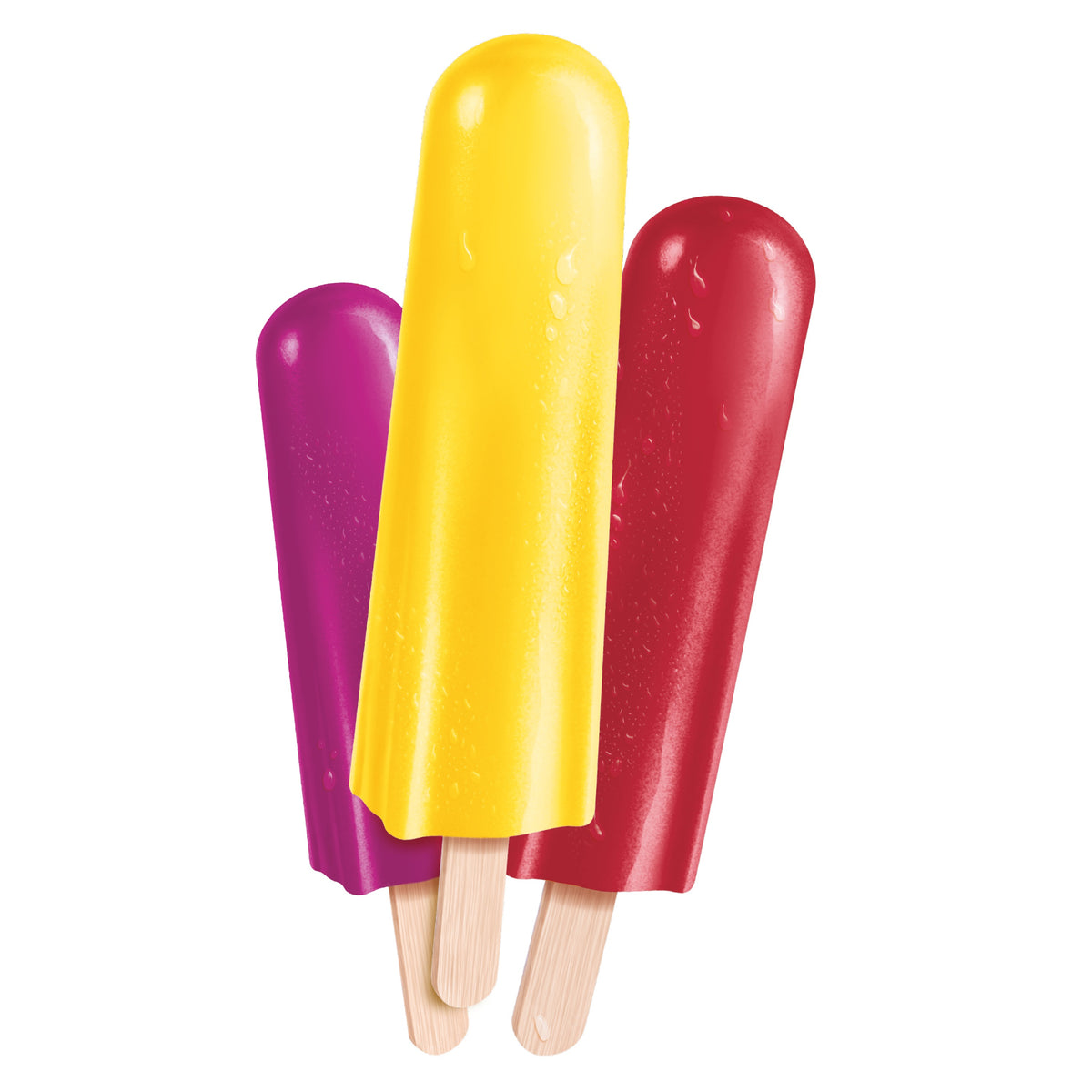 Popsicle, Orange Cherry & Grape, 1.65 oz. (18 Count) – icecreamsource