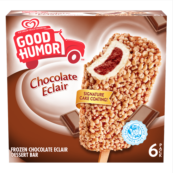 Good Humor, Chocolate Eclaire Bar, 3 oz. (6 Count) – icecreamsource