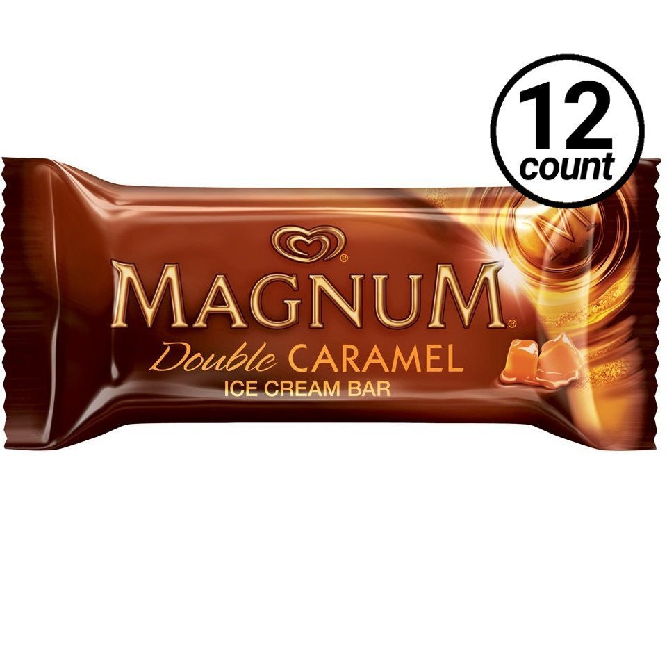 Magnum Double Caramel Ice Cream Bar, 3.38 Oz. Bar (12 Count ...