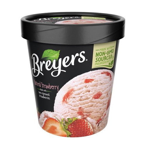 Breyer's Strawberry Ice Cream (Pint) – icecreamsource