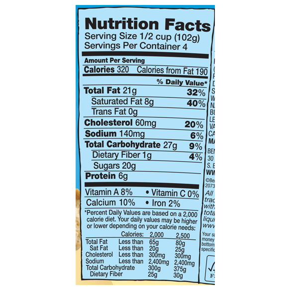 Ben & Jerry's Peanut Buttah Cookie Core (Pint) – icecreamsource