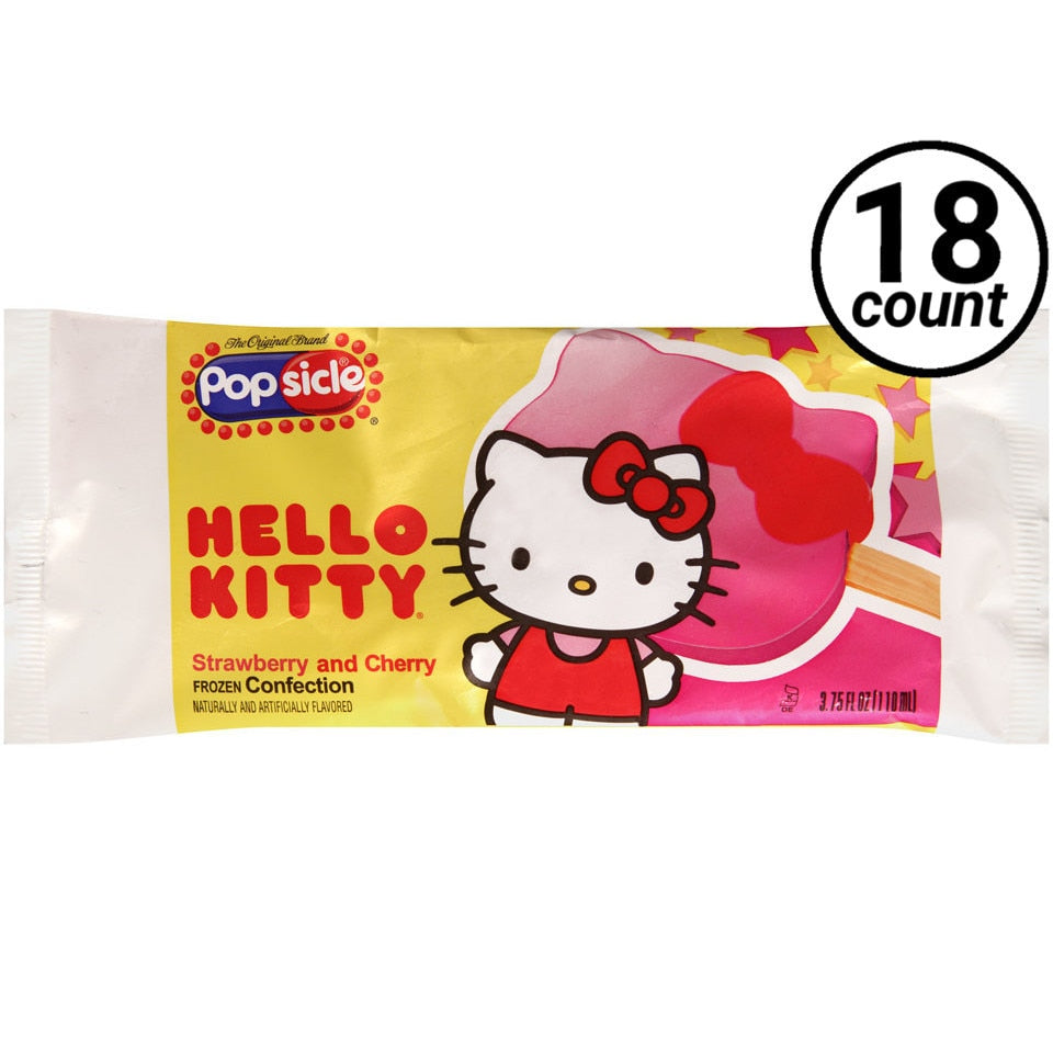 Hello Kitty Popsicle (18 Count Case) – icecreamsource