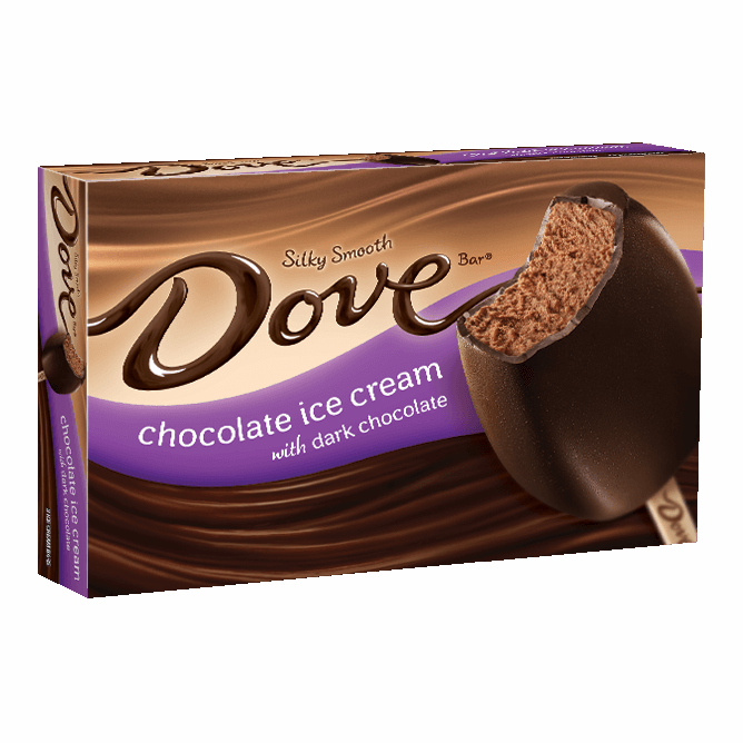 Dove Chocolate with Dark Chocolate Ice Cream Bars (Case of 12 ...
