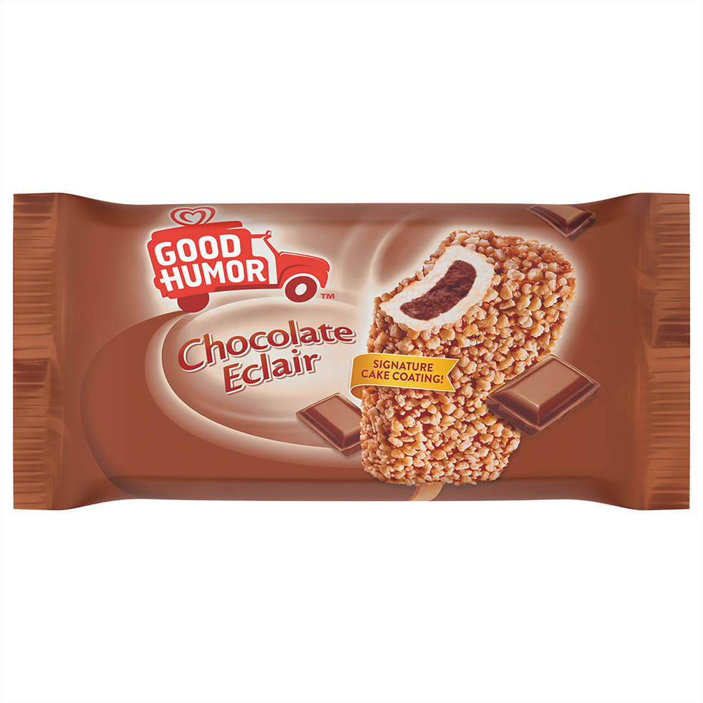 Good Humor Chocolate Eclair Ice Cream Bar, 4 Oz (24 Count) – icecreamsource