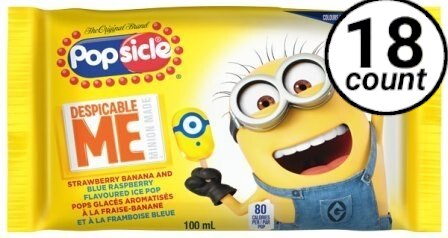 Minion Popsicle (18 Count Case) – icecreamsource